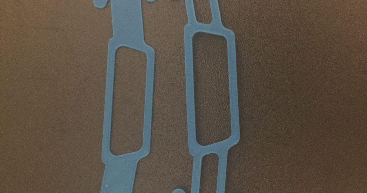 Surgical mask Remix Full cut out by W3D | Download free STL model ...