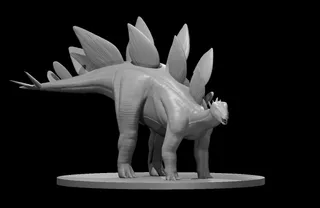 Stegosaurus 3D Scan by Levi Sitts | Download free STL model ...