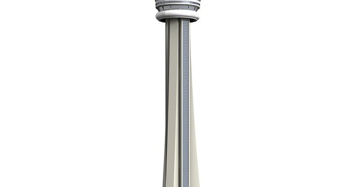 CN tower model by Pop Up Learning Labs | Download free STL model ...