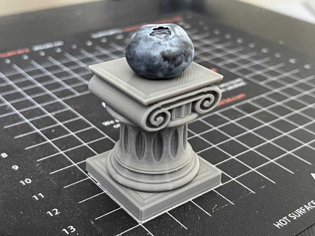 Mini Ionic Column - Tiny Object Display Podium by ThreeDeeJon ... Mini Ionic Column - Tiny Object Display Podium by ThreeDeeJon ...