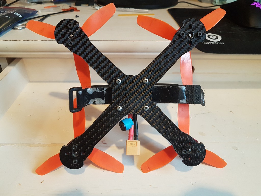 HammerHead Quadcopter 185mm 5inch X-frame CNC Carbon Fiber by Forrest ...