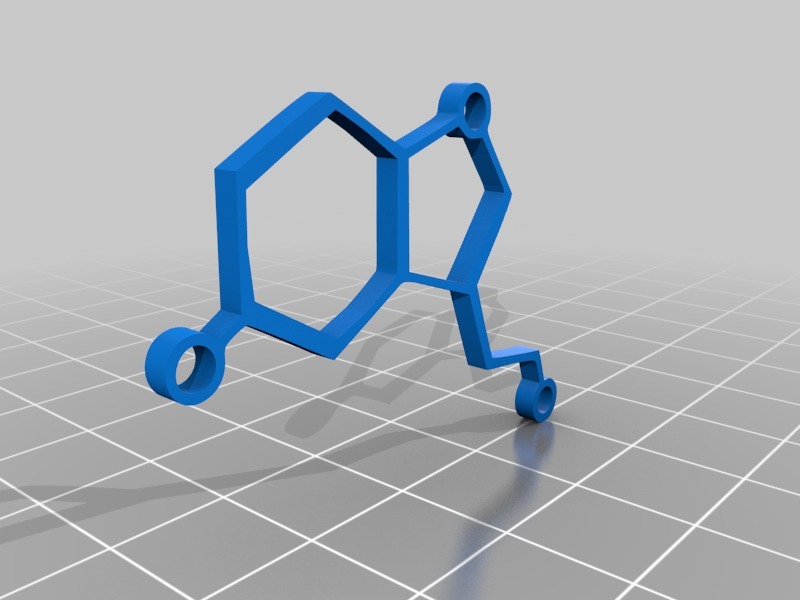 Serotonin Earring by Forrest | Download free STL model | Printables.com