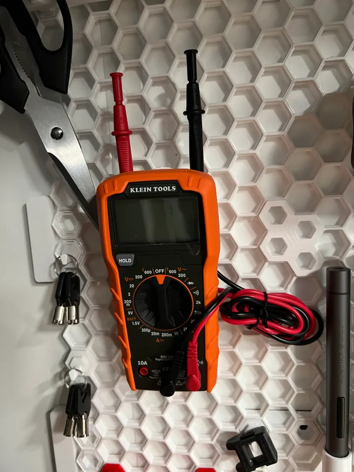 Honeycomb - Klein Multimeter Bracket by Jdub | Download free STL model ...