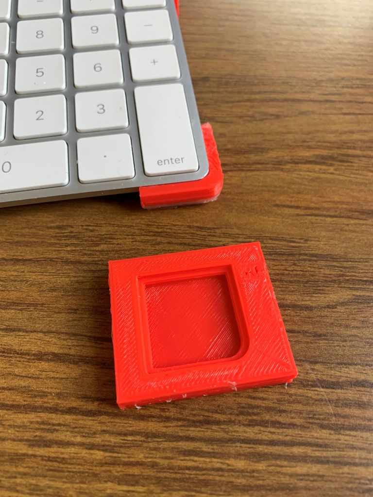 Mac Keyboard Grippy Feet by Daniel Corron | Download free STL model ...