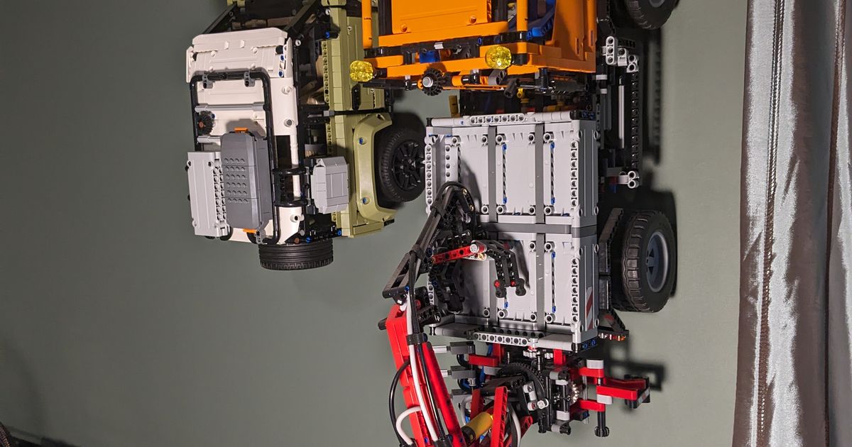 Lego Unimog and Land Rover Defender Wall Mount Bracket (8110, 42110) by ...