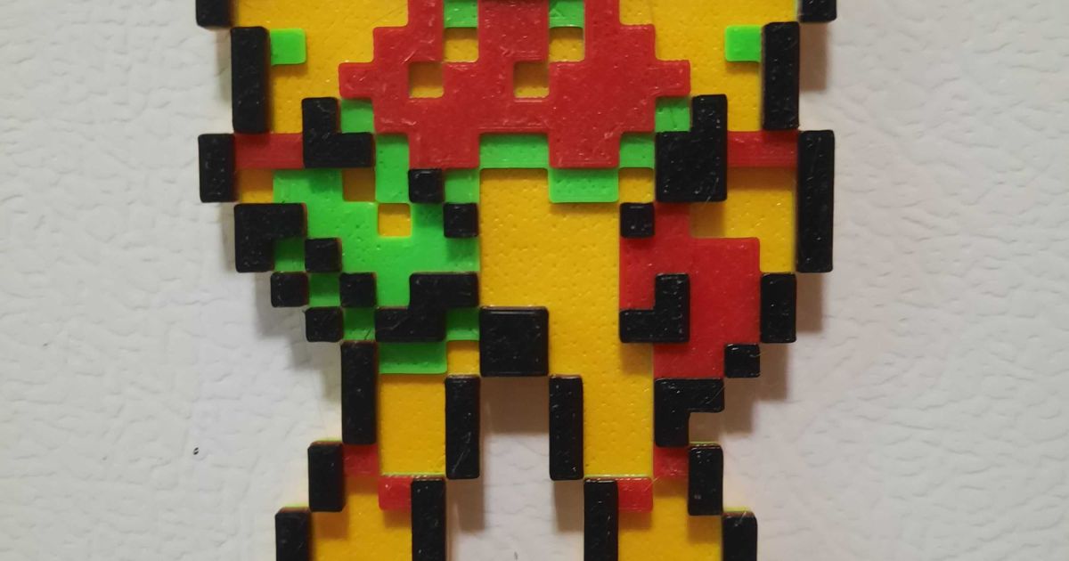 SImple 8-bit Samus by Fatkid | Download free STL model | Printables.com