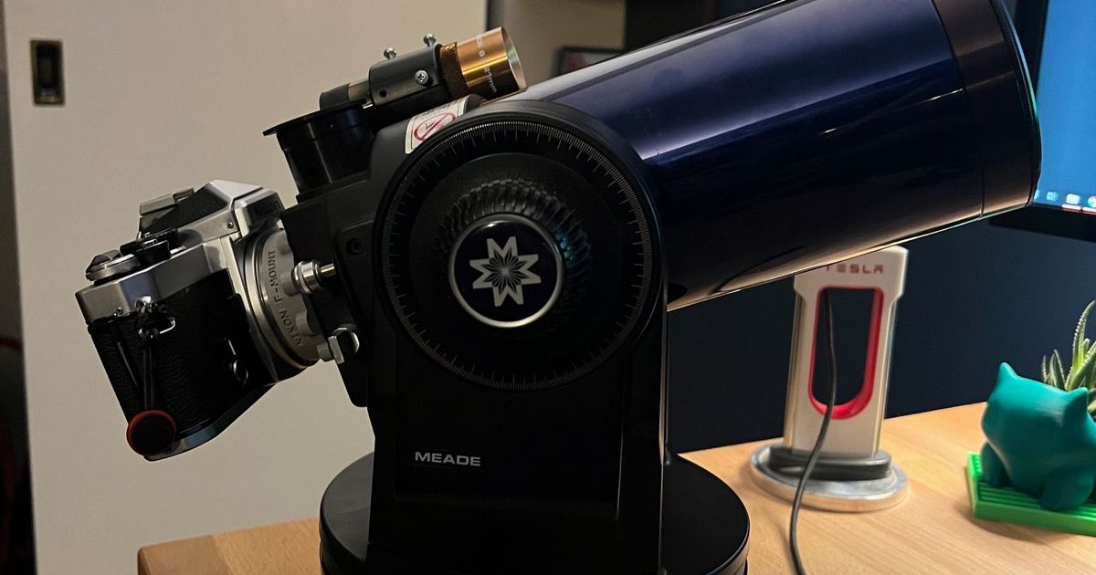 Meade ETX Telescope Camera Mount - Nikon F Mount by Pioneerstig ...