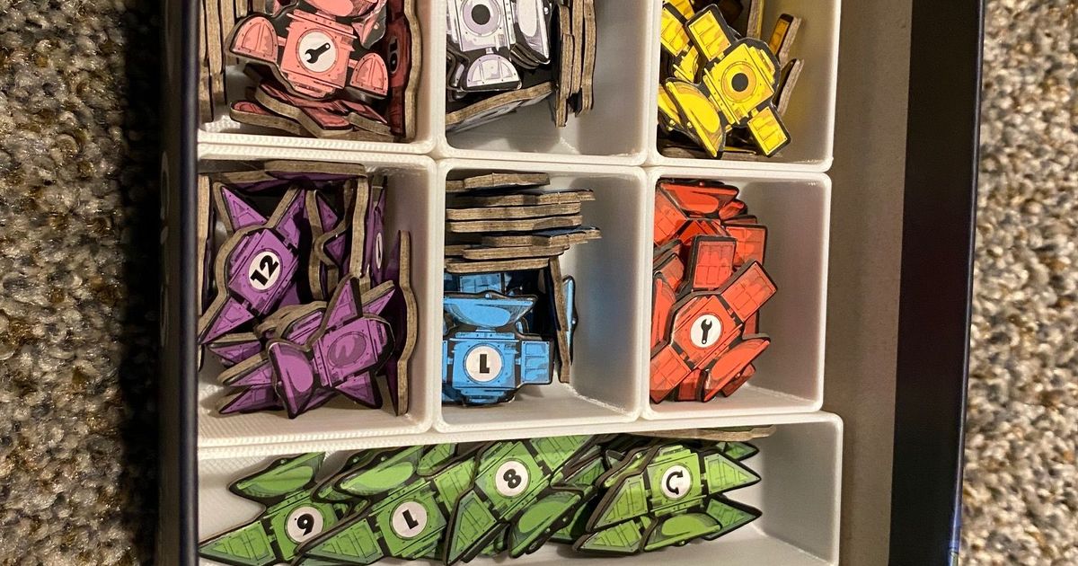 GPS Game Insert by Board Game Tables by tjdesign | Download free STL ...