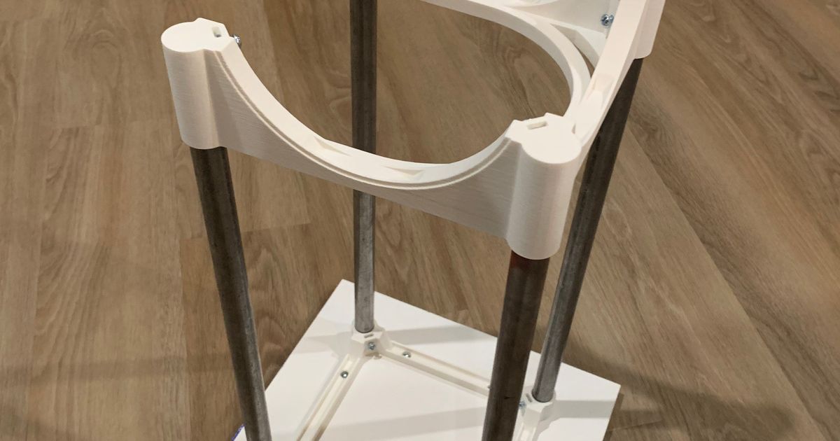 Hadley Telescope Rocker Frame for 3/4'' steel tube by Drom0s | Download ...