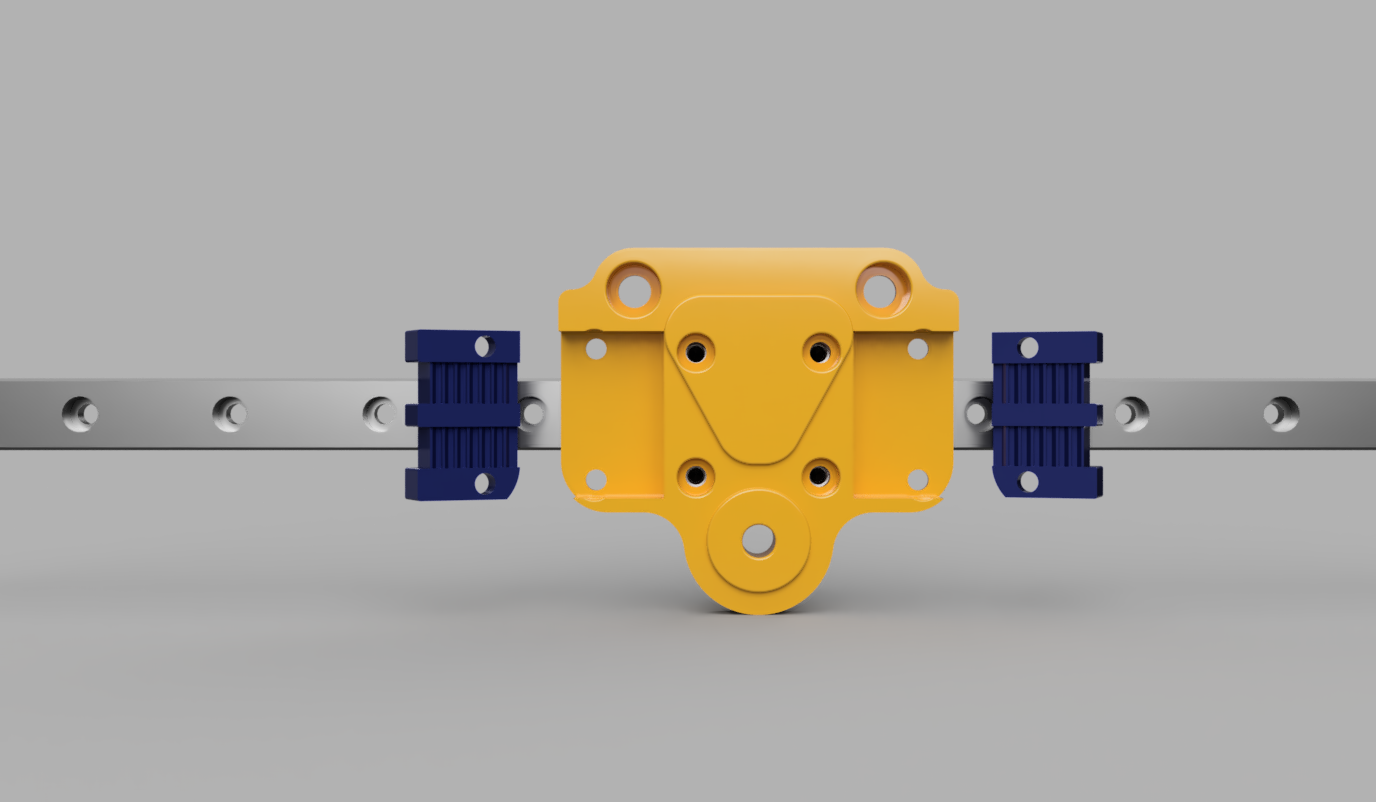 Linear Rail Adapter (MGN12H) for Micro Swiss Direct Drive for Ender 5 ...