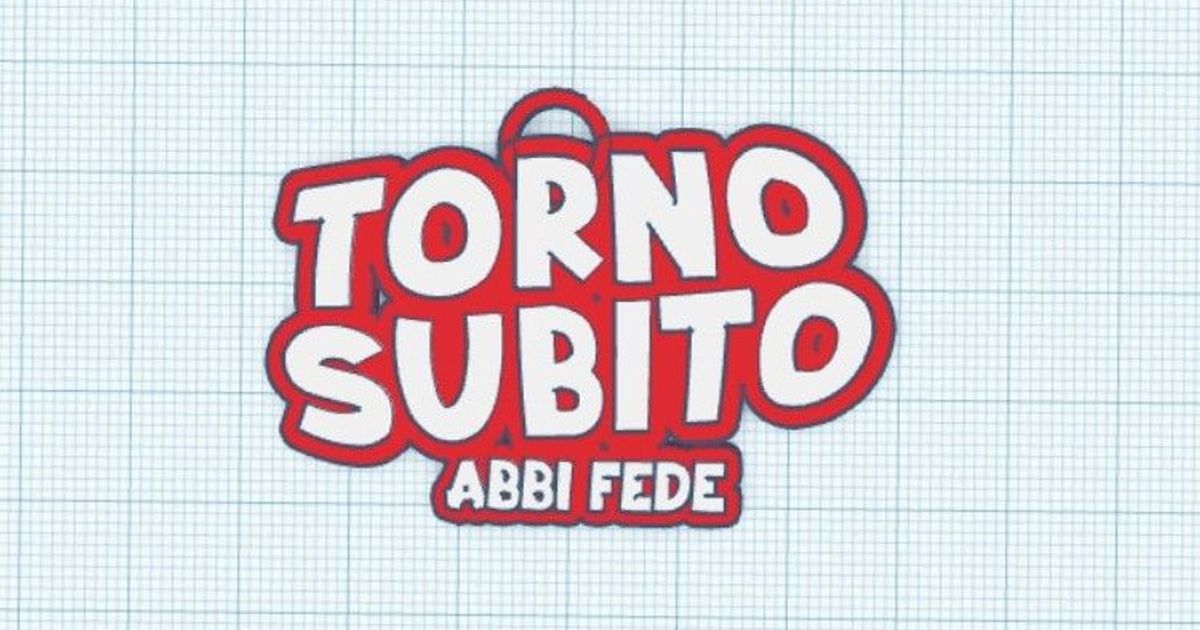 Torno Subito TAG by LorenzoPrusa | Download free STL model | Printables.com