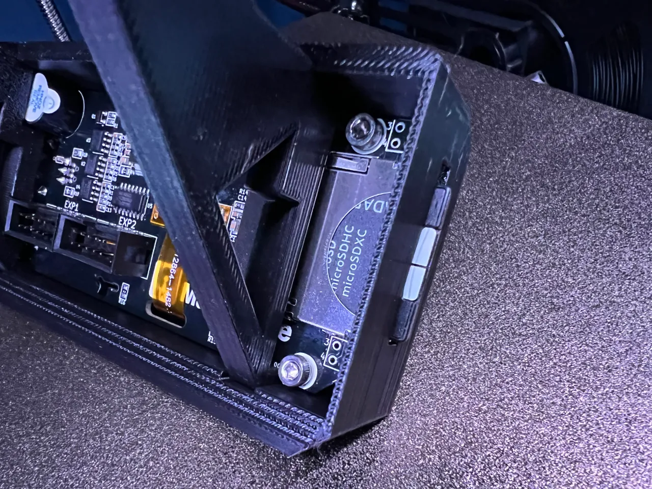 MKS Mini 12864 V3 Screen Cover and Supports by michaelatgnfluxdotcom ...