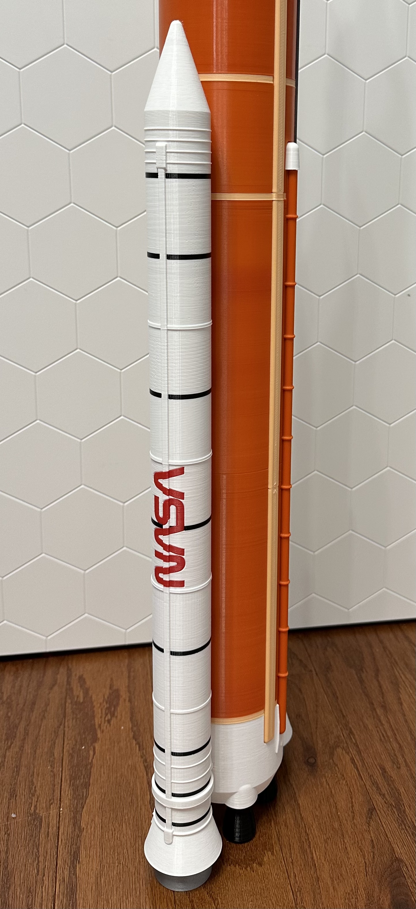 SLS Block 1 (Multi Parts) 1:200 with NASA Worm Logo by rmh2209 ...
