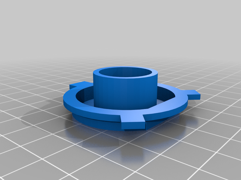 H4 lamp adapter (customizable) by cespcs | Download free STL model ...