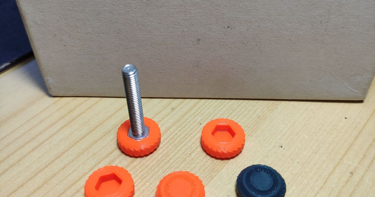 Nut for bolt M5 by Jindřich | Download free STL model | Printables.com