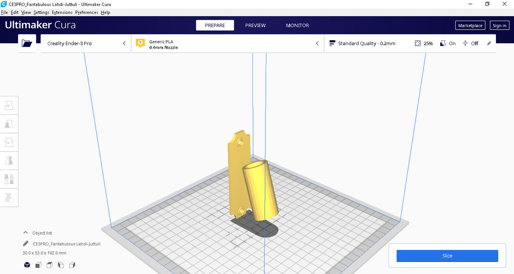 Solar Light Fence mount by David Jones | Download free STL model ...