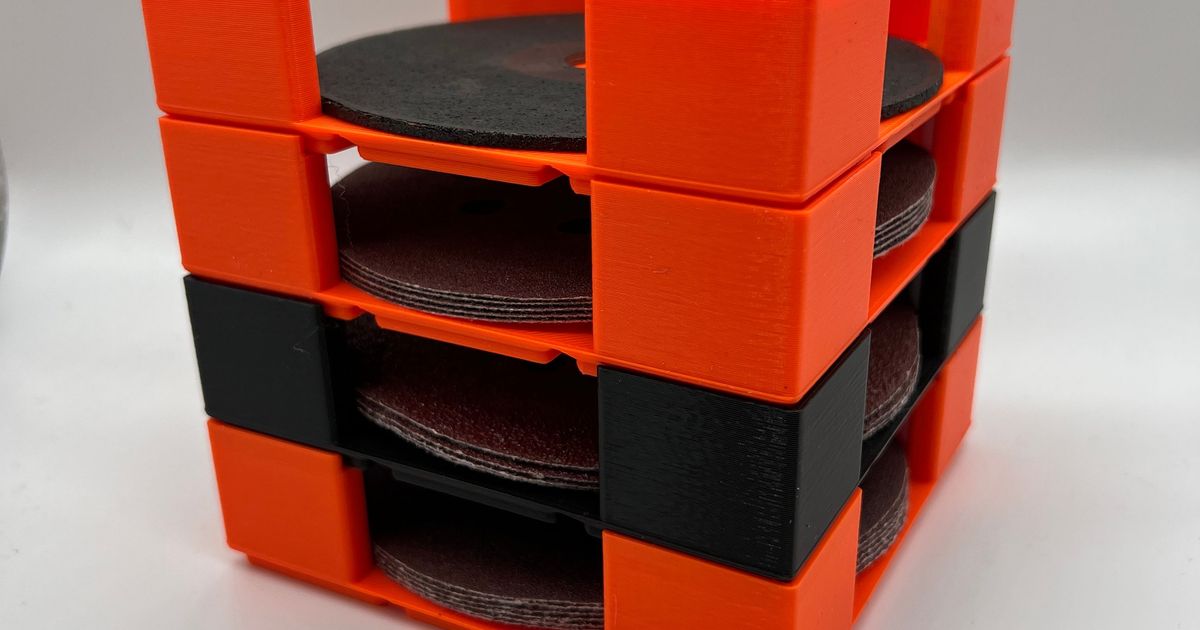 Gridfinity 125mm disc holder by LiKa 3D | Download free STL model ...