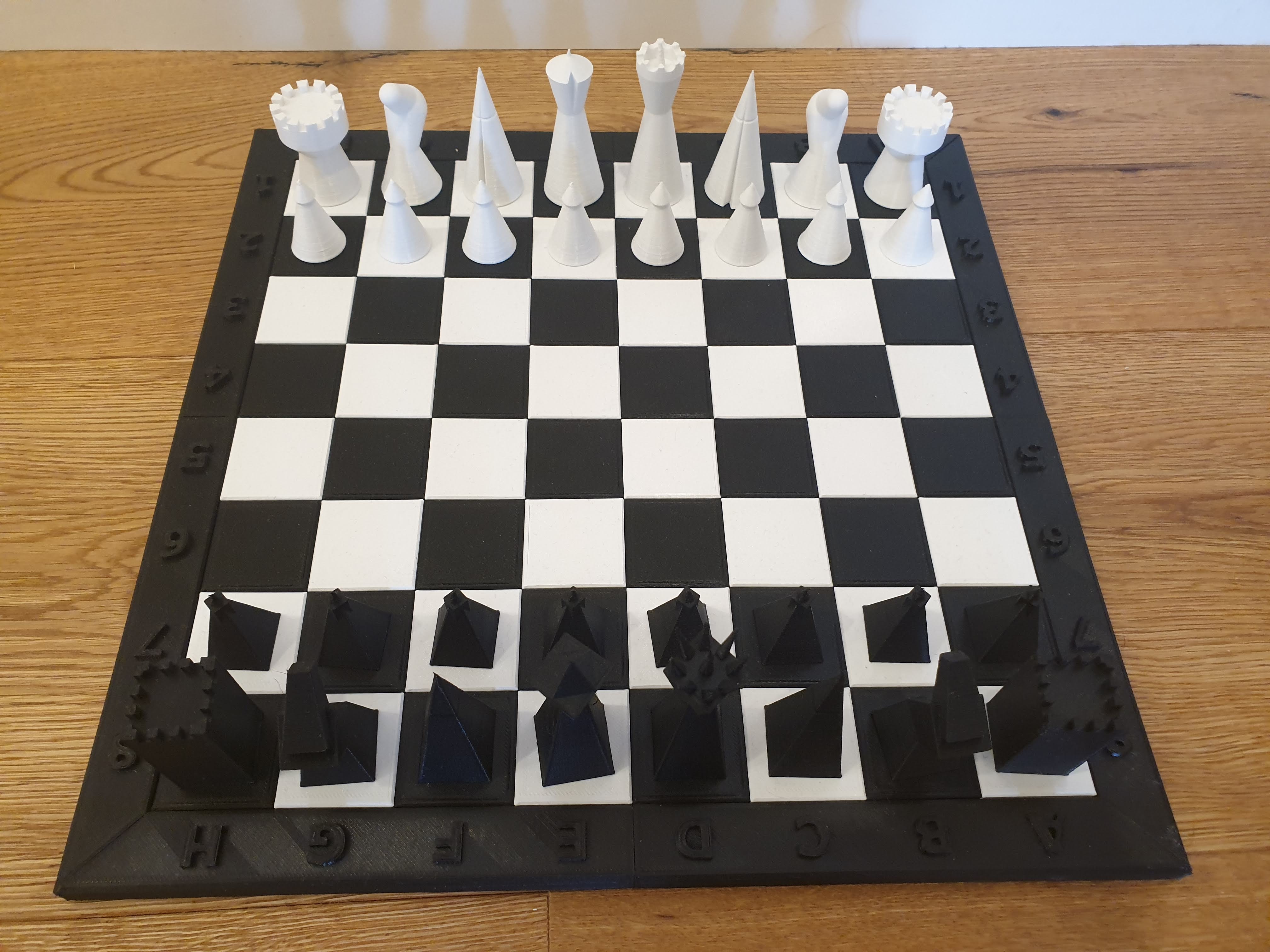 Chess Set (Optionally Magnetic) by JohnOldman | Download free STL model ...