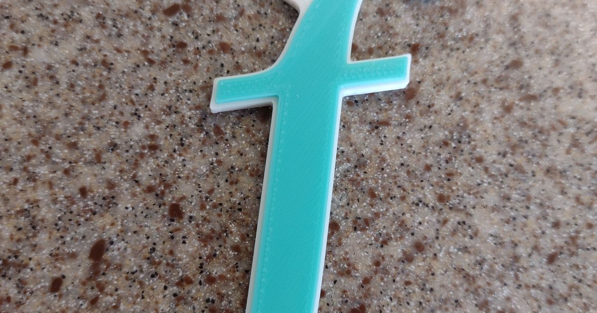 Forte Symbol Keychain Tag by southbaygsr | Download free STL model ...