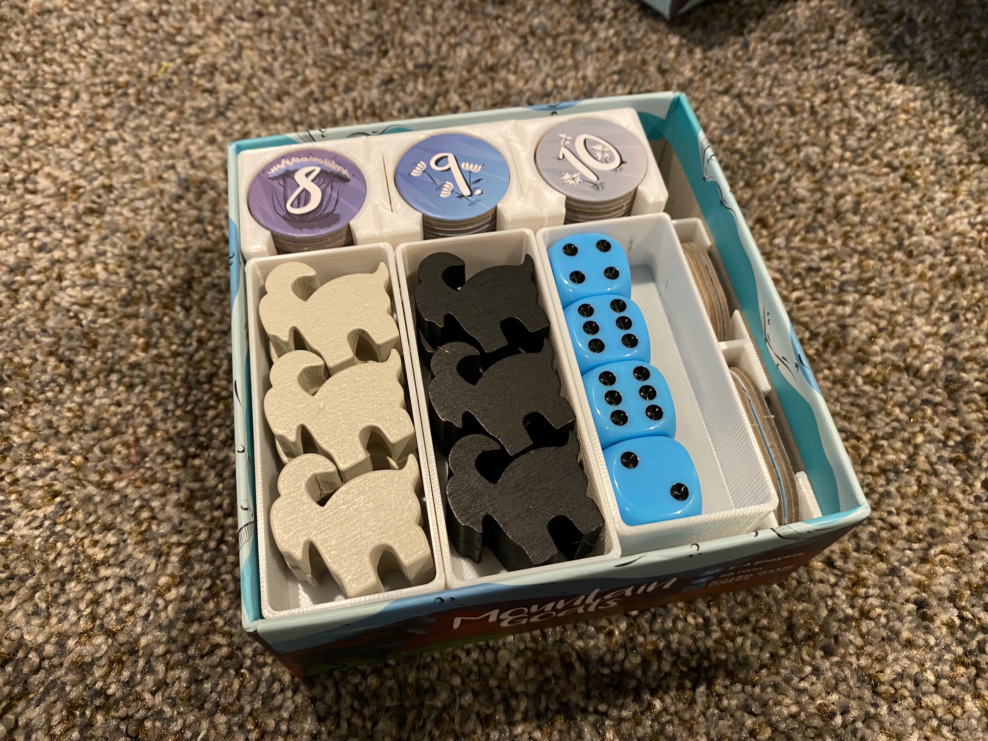 Mountain Goats Board Game Insert by tjdesign | Download free STL model ...