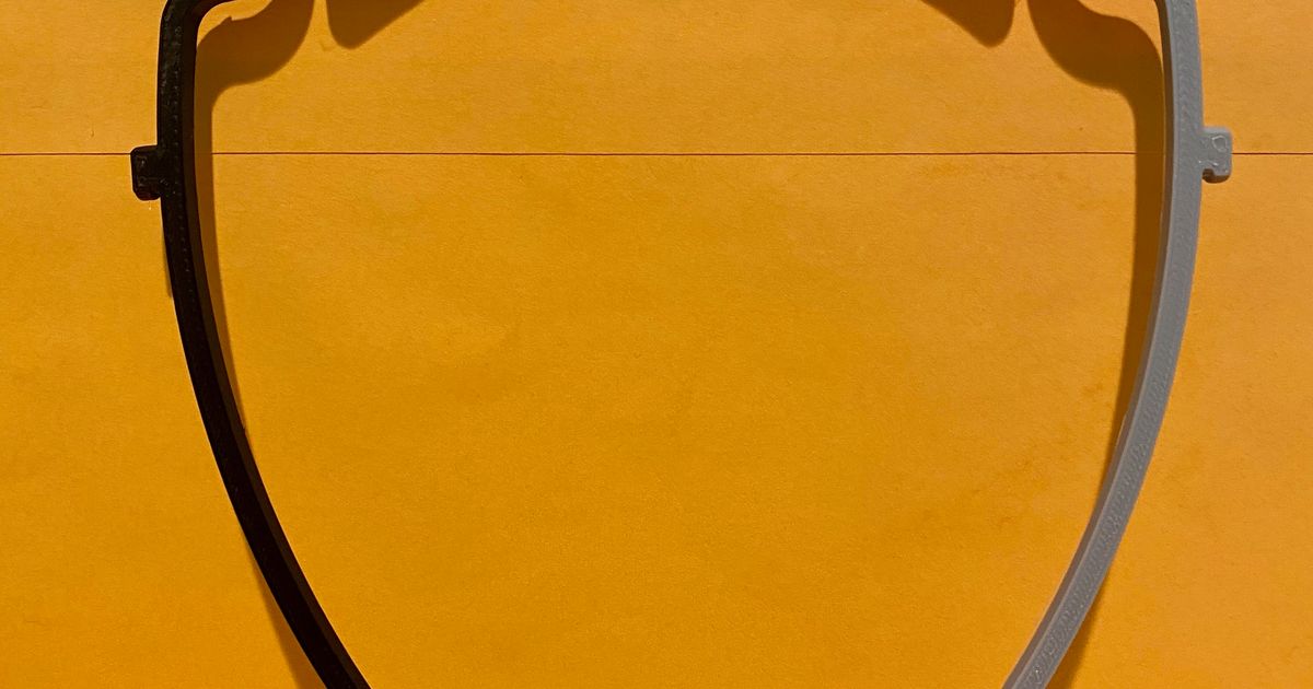 COVID-19 Face Shield Remix (More per printbed) by Dr. Don Lauer ...