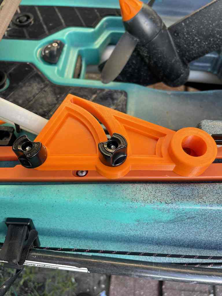 Stake Out Pole Holder by David B | Download free STL model | Printables.com