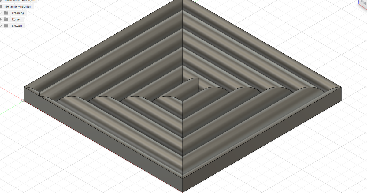 Artistic Spiral Tile by SlothWoodwork | Download free STL model ...