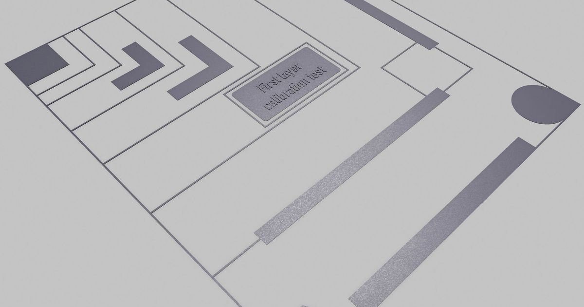 Layer calibration pattern by G.design | Download free STL model ...