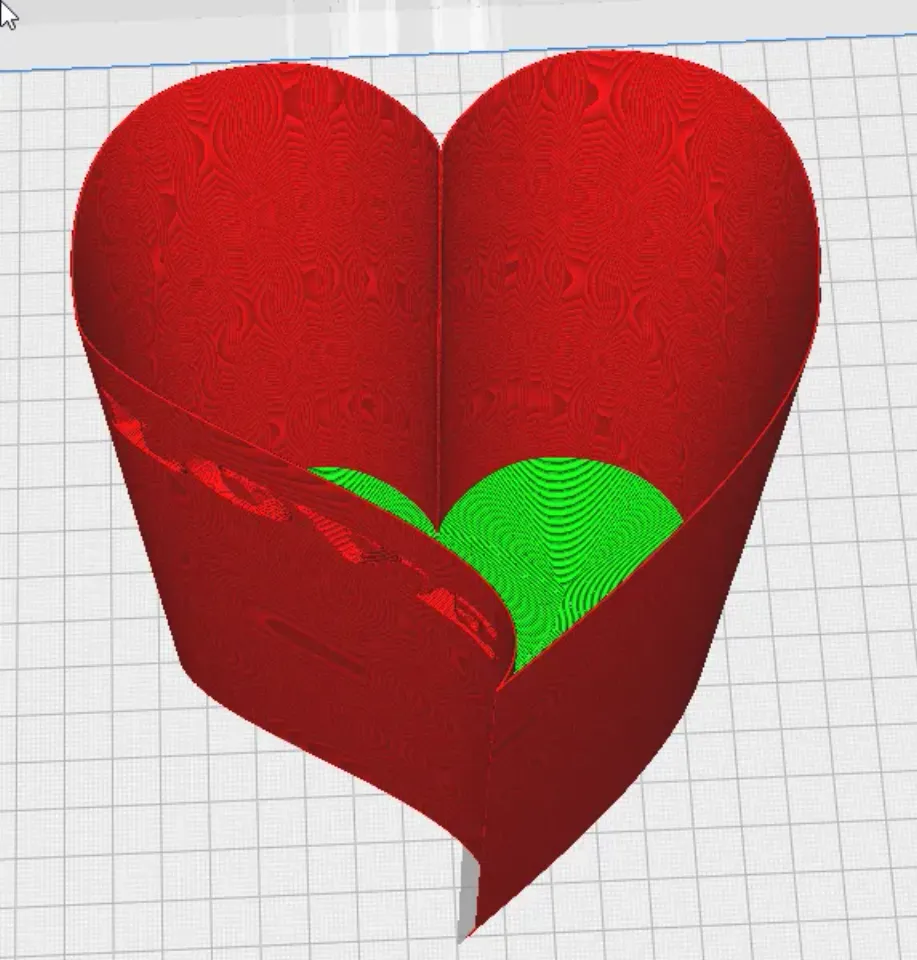 The "LOVE Heart Vase" by Johination | Download free STL model ...