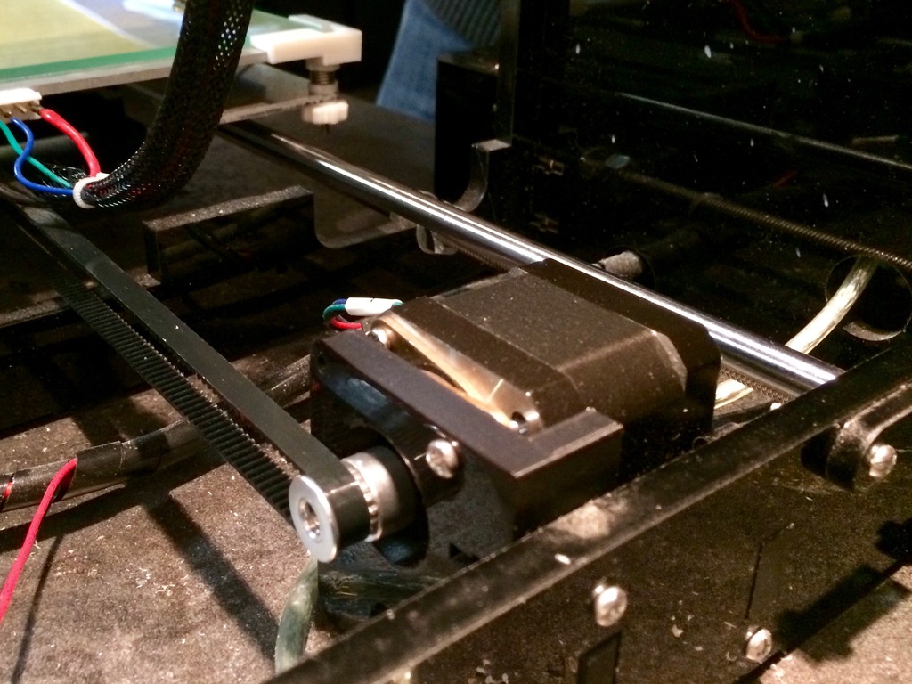 Anet A8 Y axis support with dumper by EloRaf | Download free STL model ...