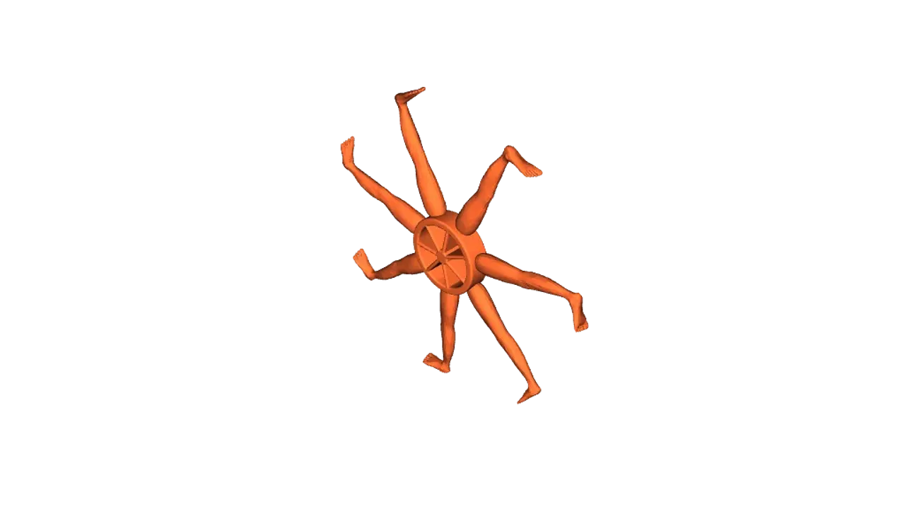 Leg Wheel by Nick218 | Download free STL model | Printables.com