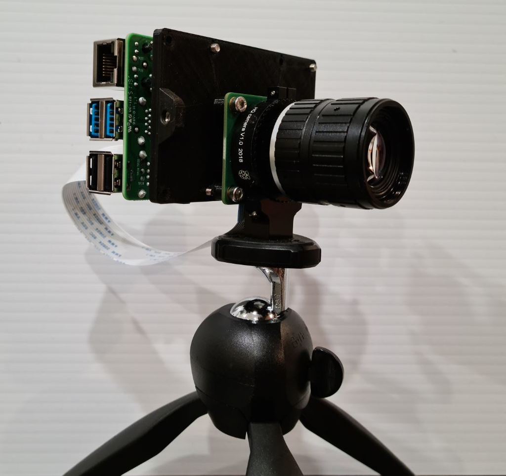 Raspberry Pi 4 Mounting Plate for High Quality Camera by David Deeds ...