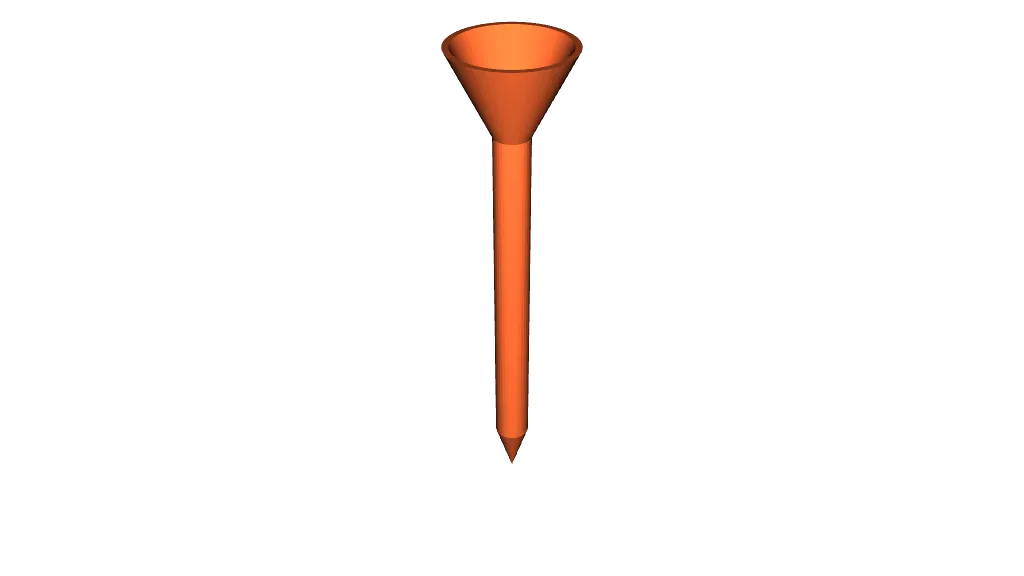Golf Tee by Kzhideout | Download free STL model | Printables.com