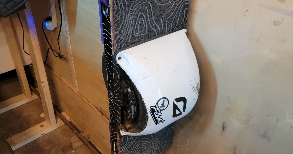 Onewheel XR wall mount by Mitch | Download free STL model | Printables.com