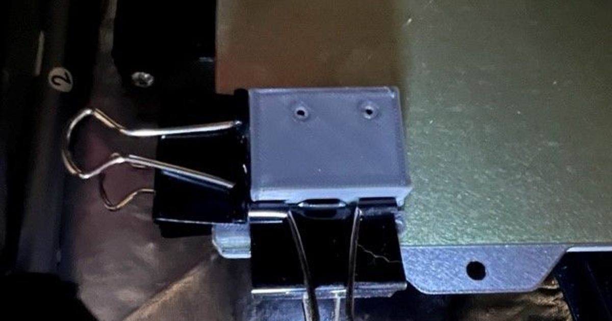 Creality Sonic Pad - G-Sensor Bed Mount (clip on) by Brian | Download ...