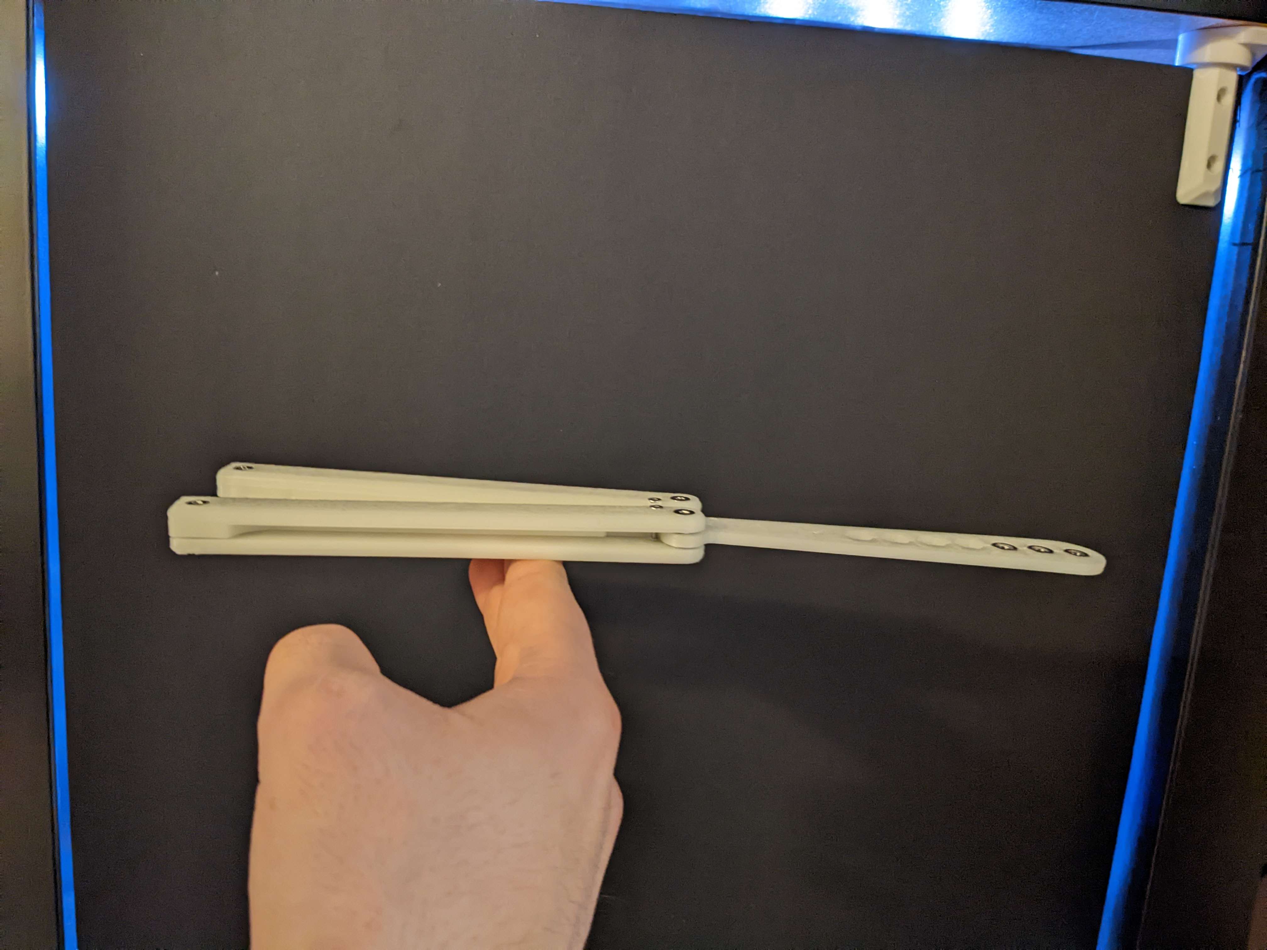 Squiddy Inspired Balisong Trainer With Nuts by Dan Kay | Download free ...
