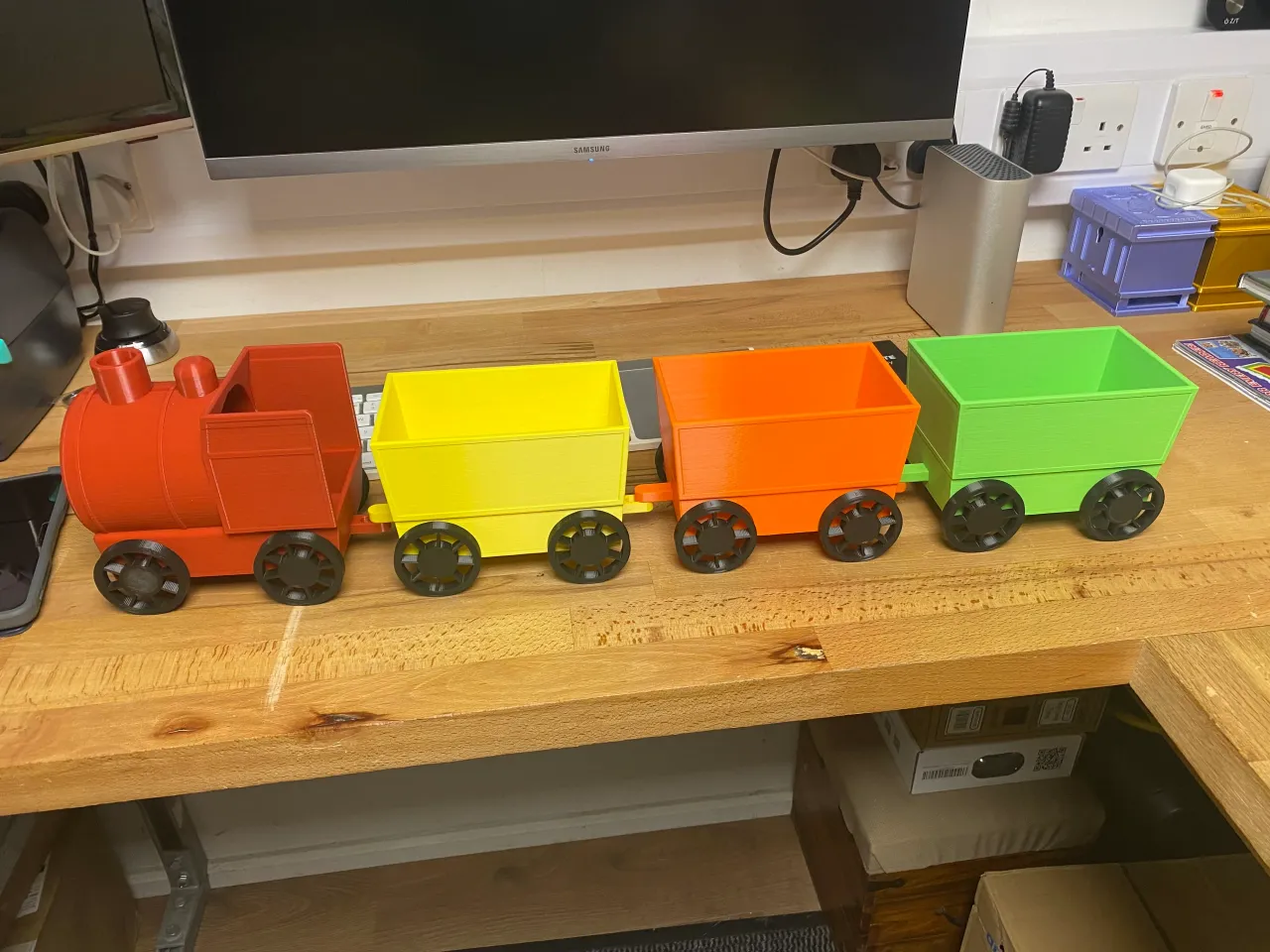 Toy Train by Batman3D | Download free STL model | Printables.com