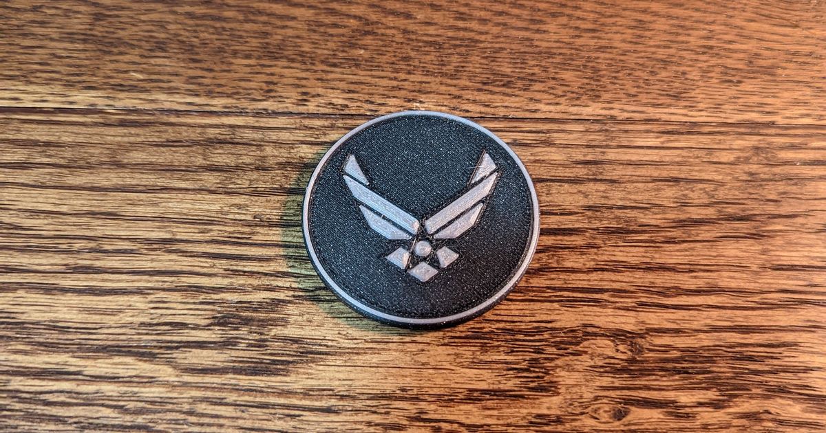 Air Force Challenge Coin by dtphantom | Download free STL model ...