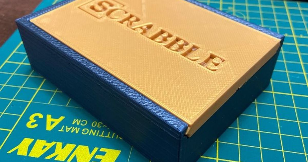Scrabble Box by Chillhaus3D | Download free STL model | Printables.com