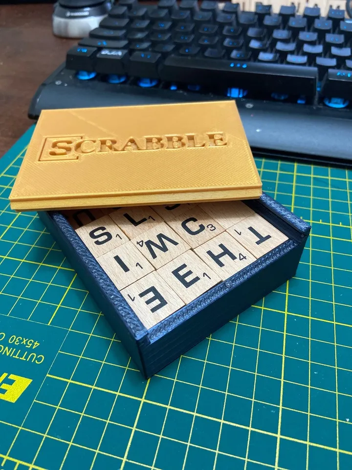 Scrabble Box by Chillhaus3D | Download free STL model | Printables.com