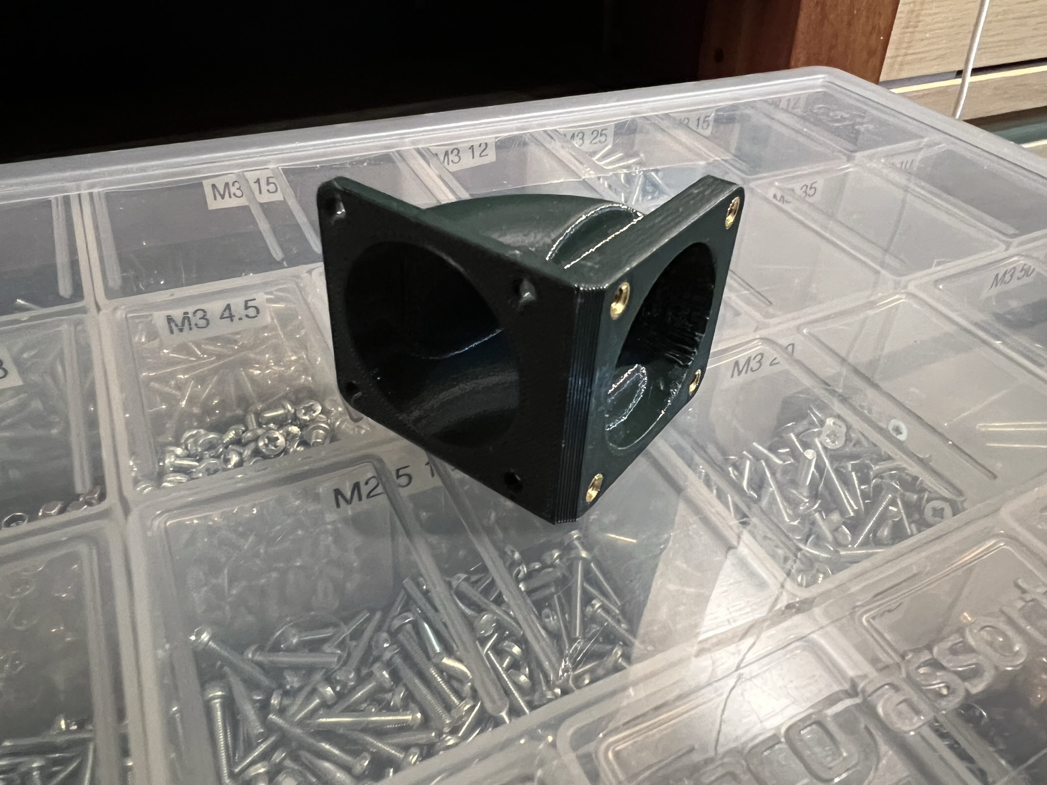 40mm right angle fan adapter for 10mm fan mount by aeberbach | Download ...