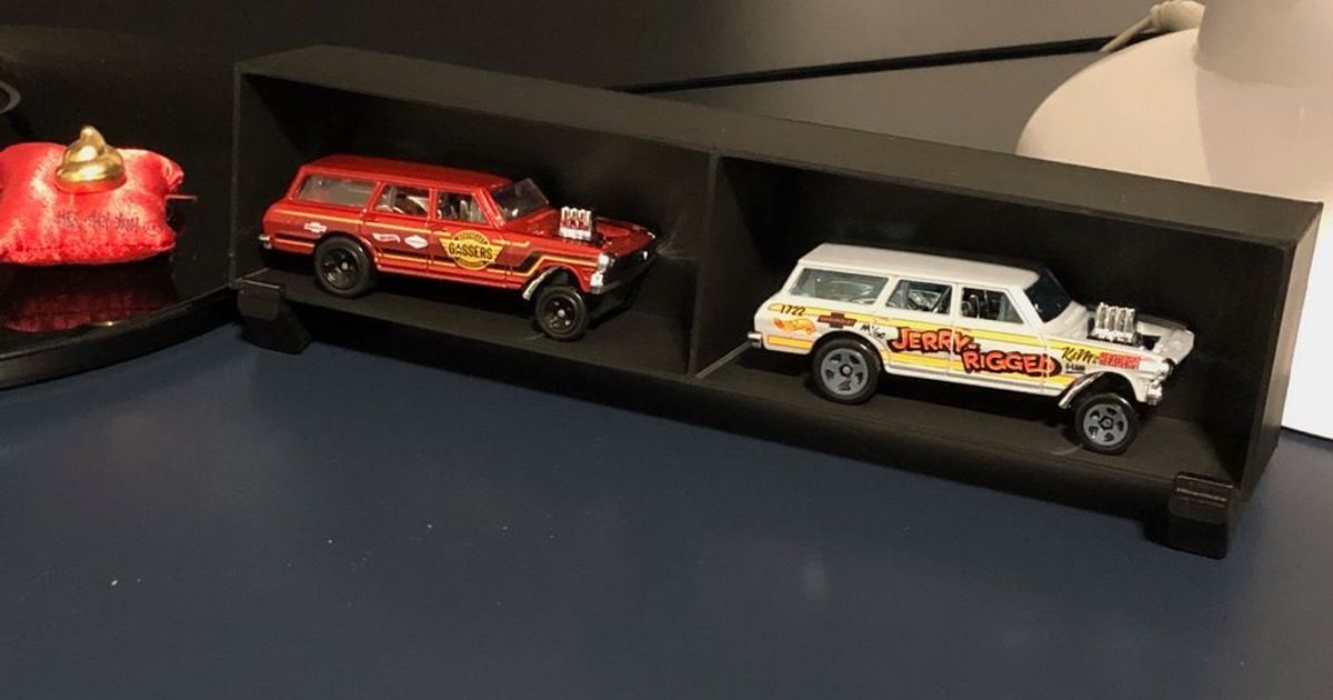 Hotwheels/Matchbox Desktop Display Case por timmyj | Descargar modelo ...