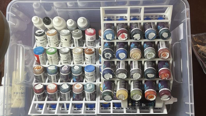 Customizable Paint Dropper Rack by MysteryDough | Download free STL ...
