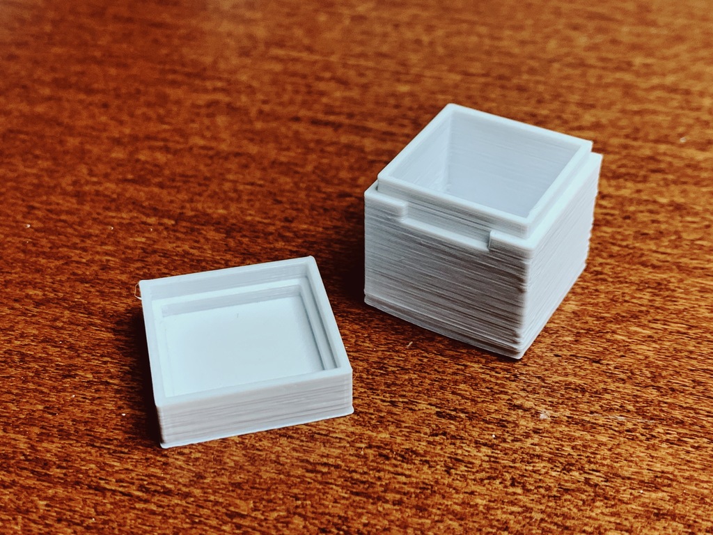 Parametric Hinged Box Plus, printable in one piece. by MysteryDough ...