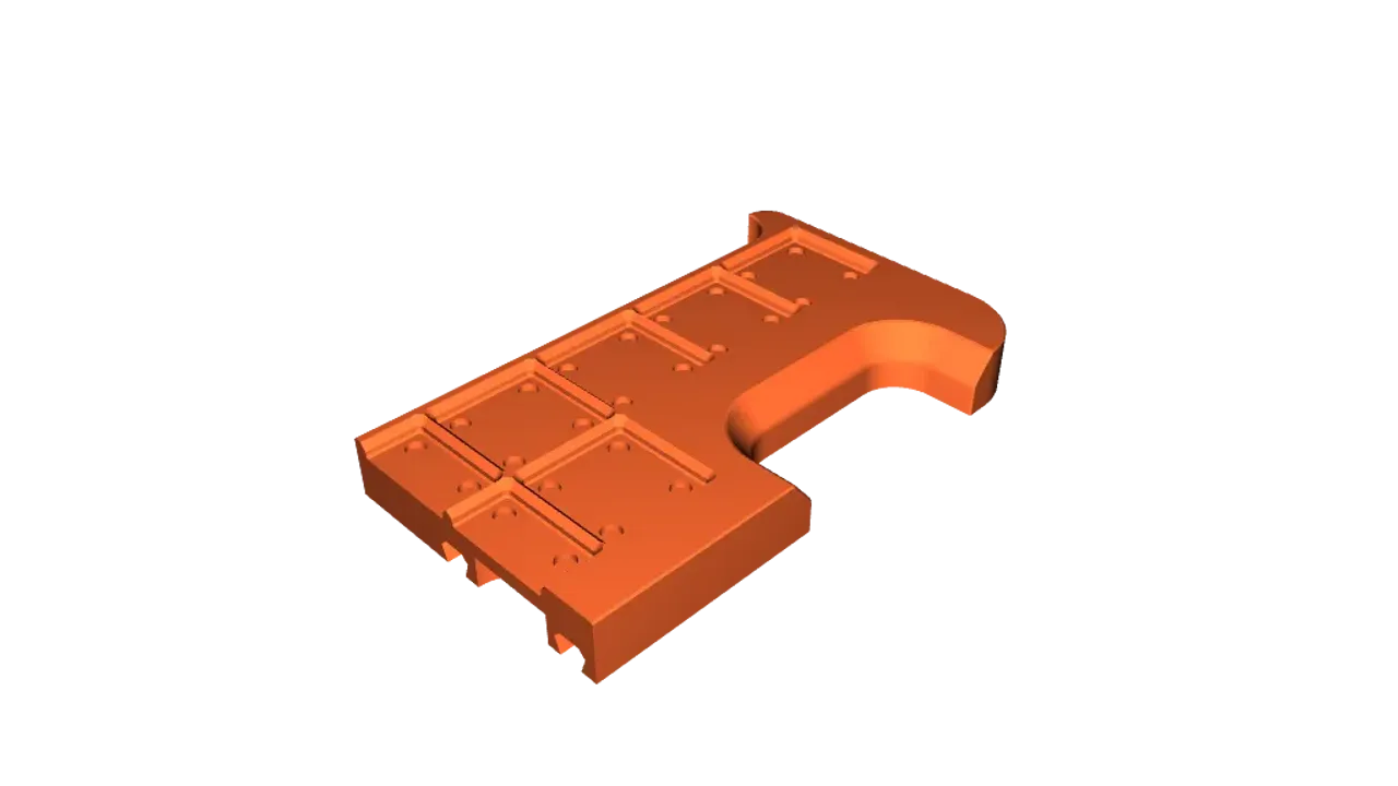 Bambu Lab X1 Gridfinity Base without light by Jeru | Download free STL ...