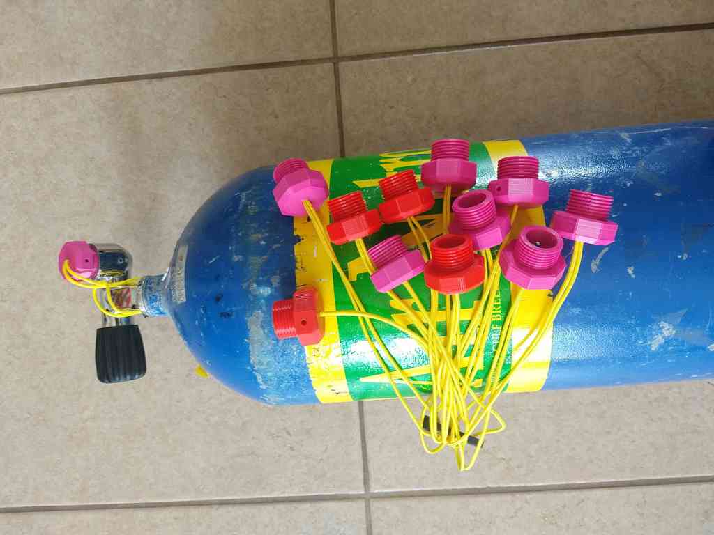 Scuba DIN Valve cover by WackoPrints | Download free STL model ...