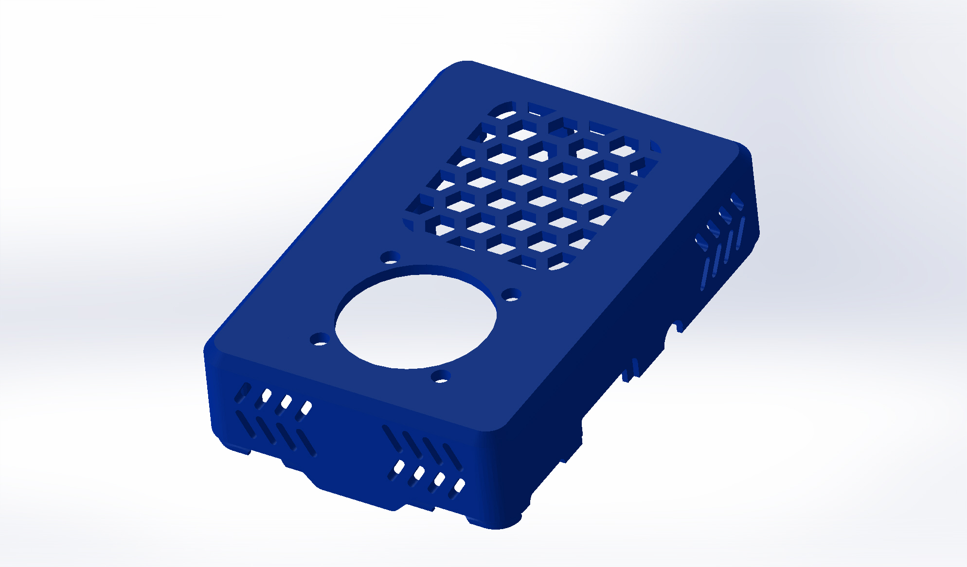 Raspberry Pi 3 Case for 35mm Fan by TheWortLord | Download free STL ...