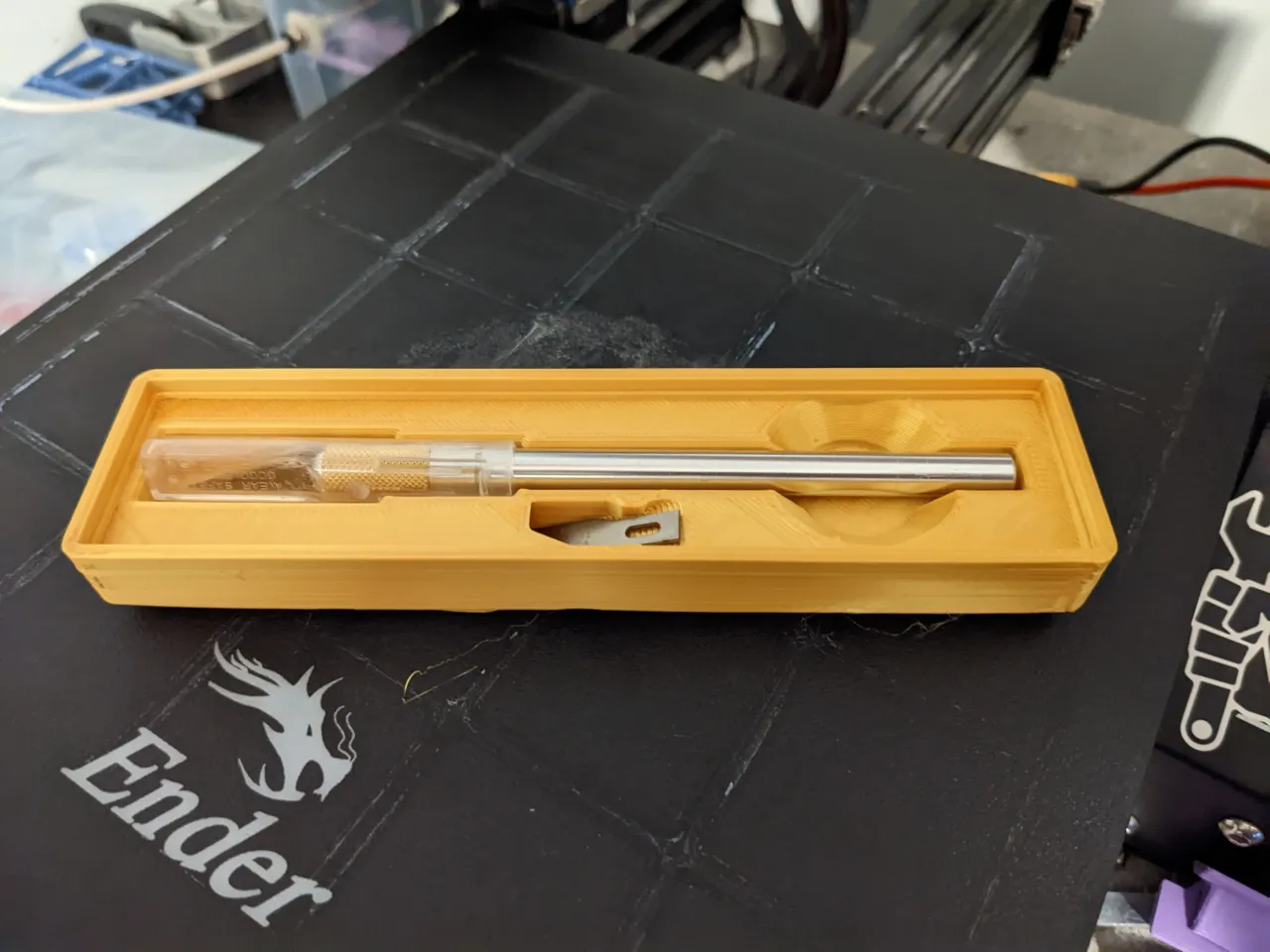 Stackable Exacto and blade grid by Kwak | Download free STL model ...