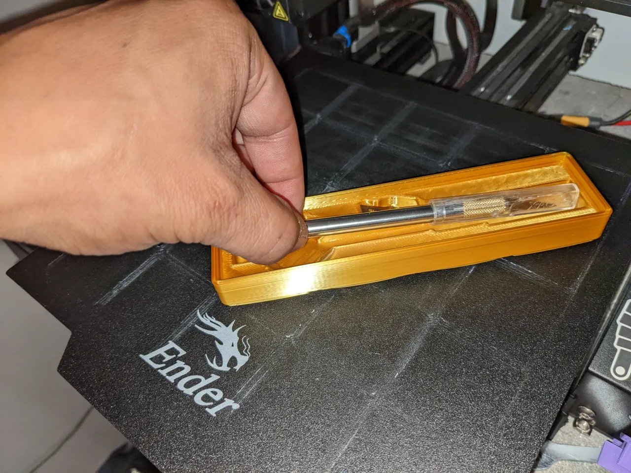 Stackable Exacto and blade grid by Kwak | Download free STL model ...