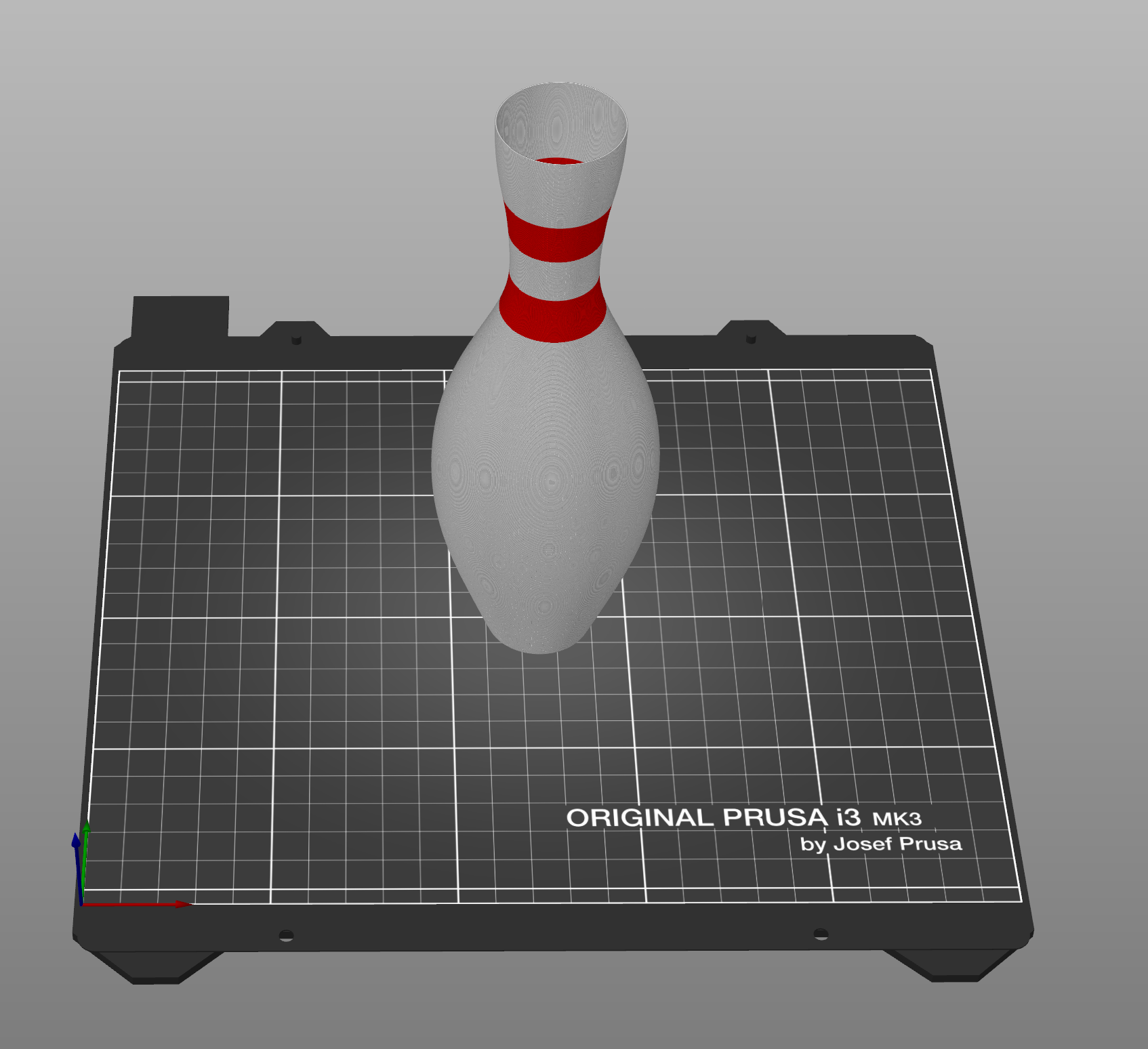 Bowling Pin Vase (Vase Mode) by Spool Designs | Download free STL model ...